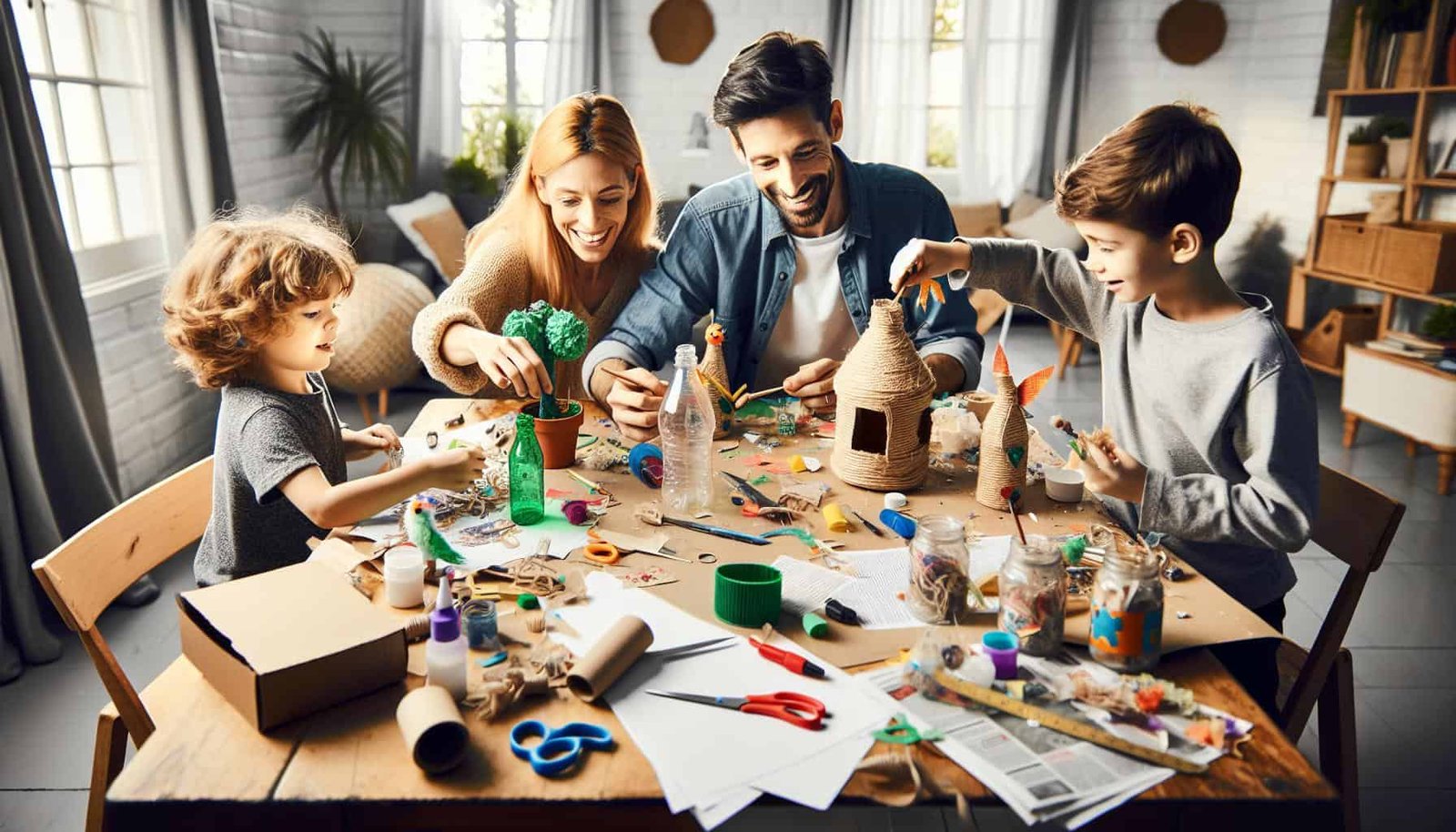 Recycled crafts that actually look good enough to display at home